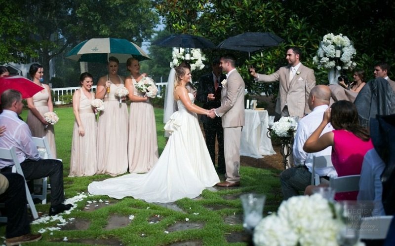 Wet Look Wedding Reception