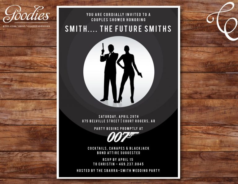 How To Create Your Own 007 Bond Style Wedding | Wedding Journal