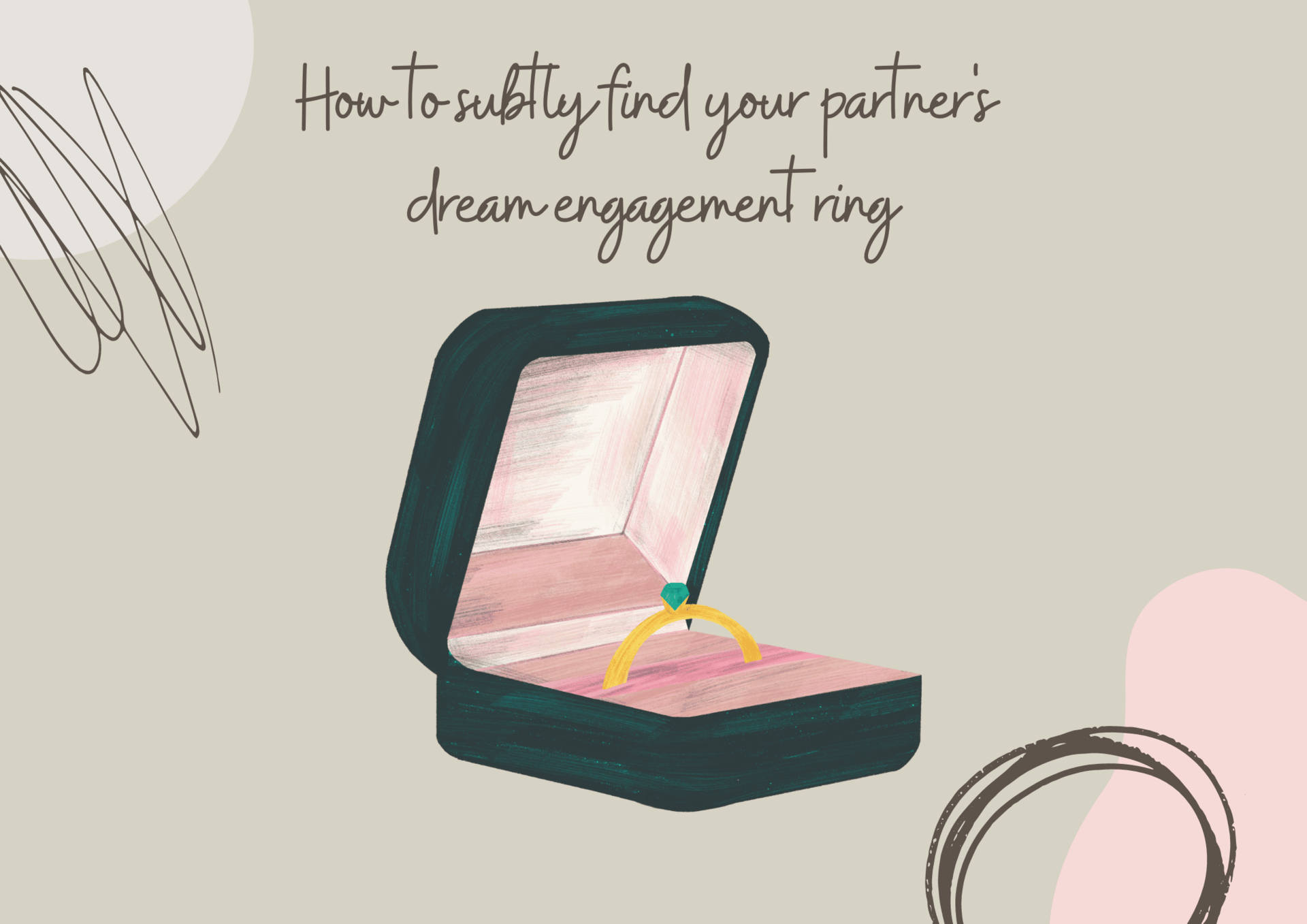 How To Find Your Partner's Dream Engagement Ring | Wedding Journal