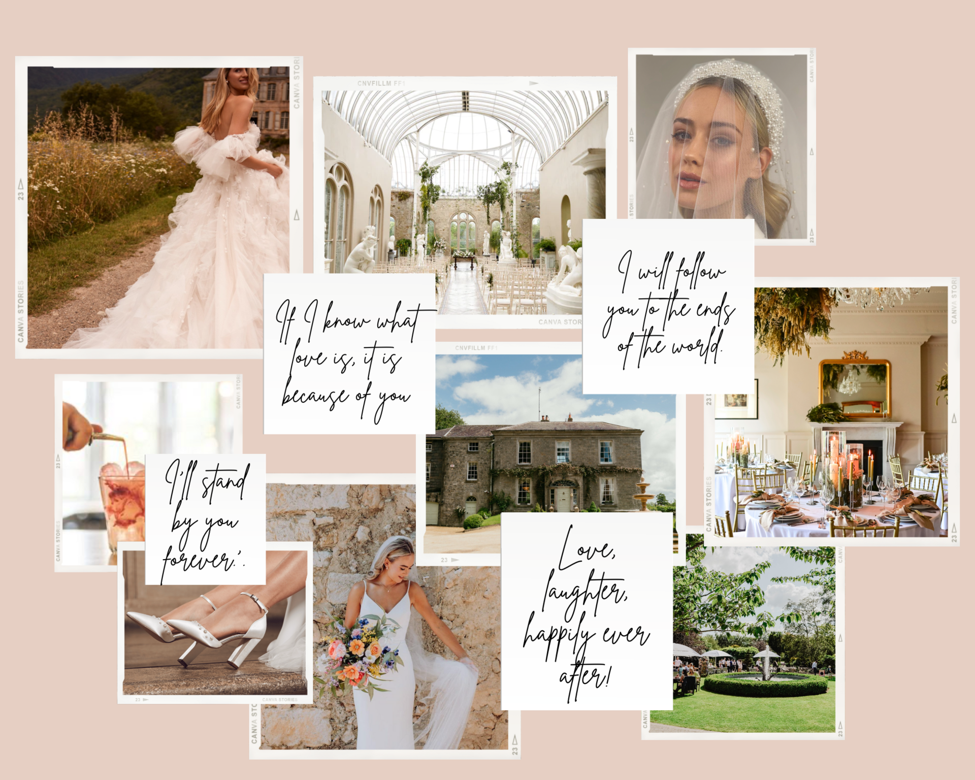 Wedding vision board 60 photos - Vianawedding.com